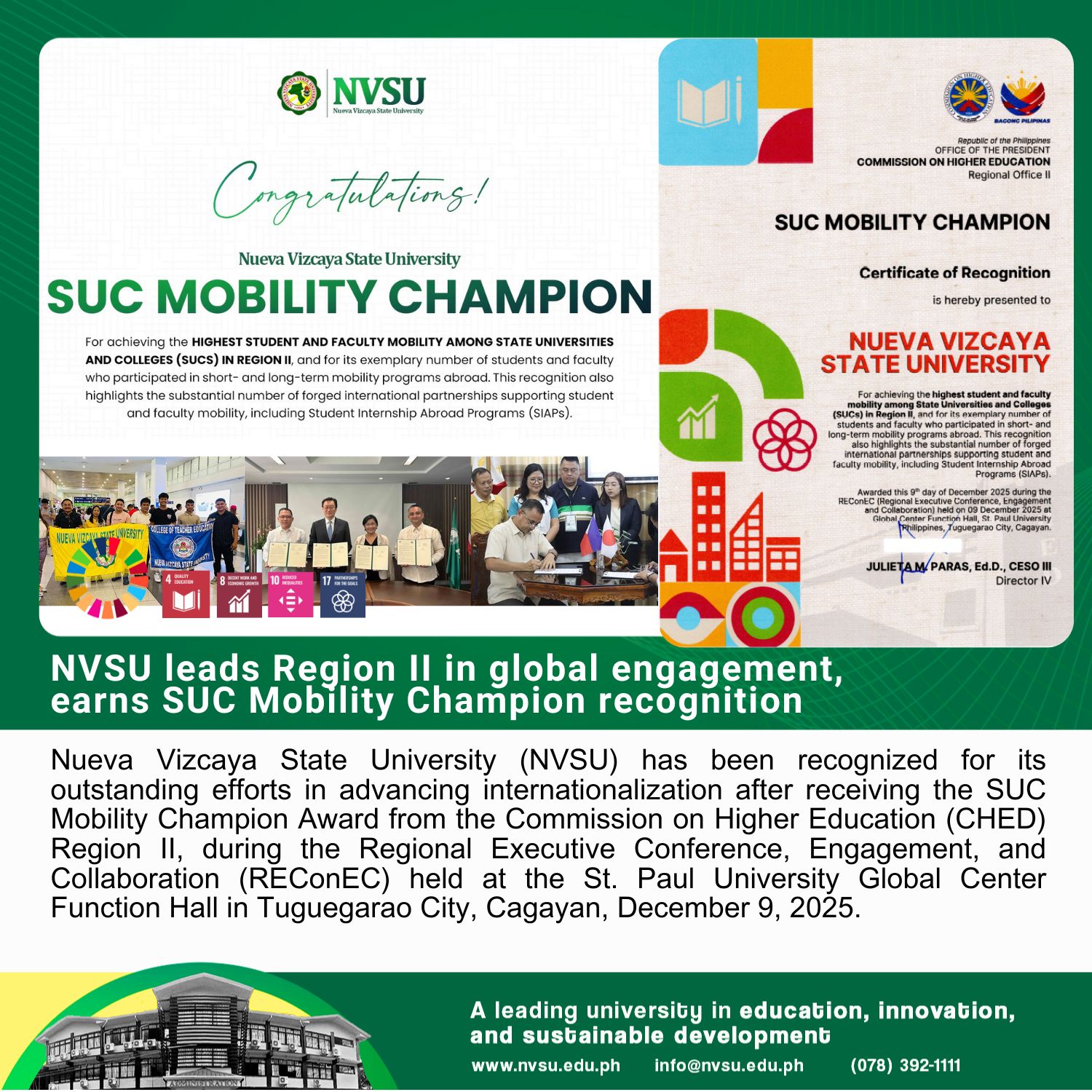 NVSU - Nueva Vizcaya State University